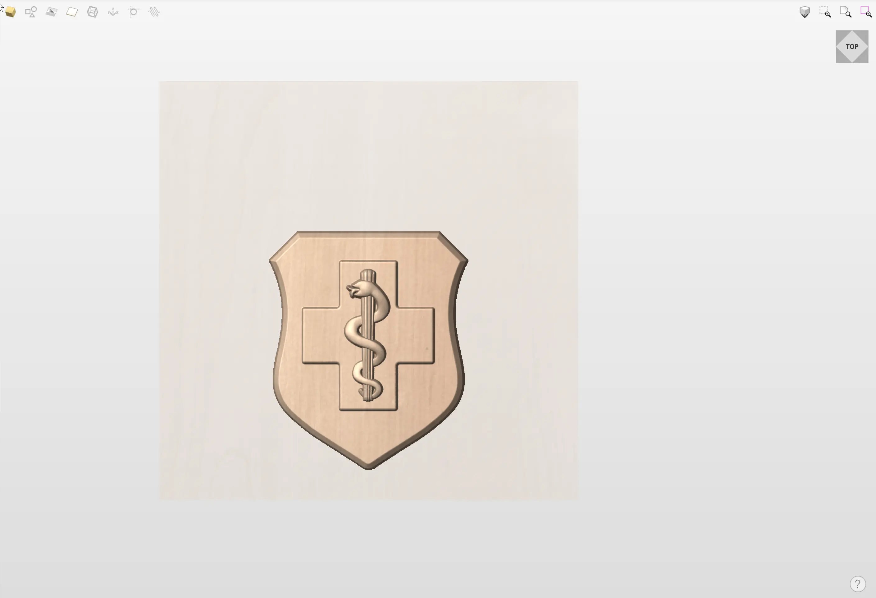 CNC File I USAF Master Logistics Readiness Badge 3D Model - My Store