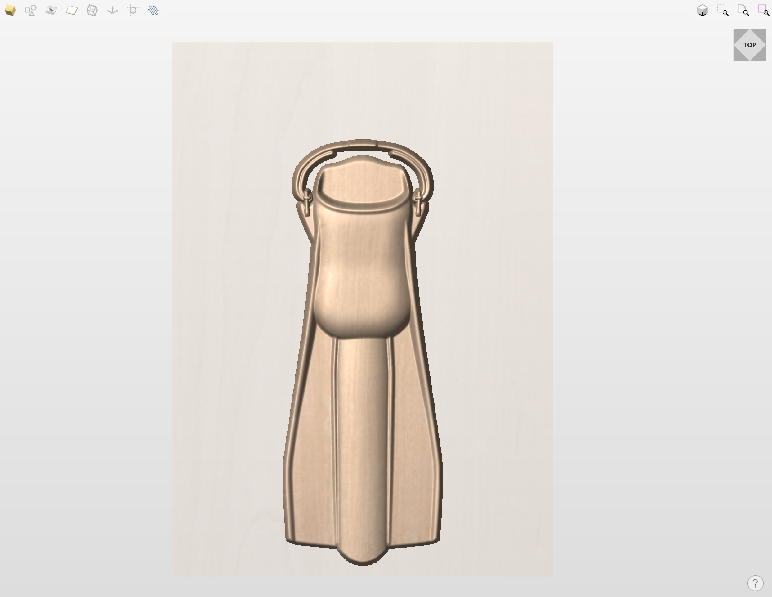 CNC File I US Navy Diver Fin 3D Model Version 2 I RathTech Design ...
